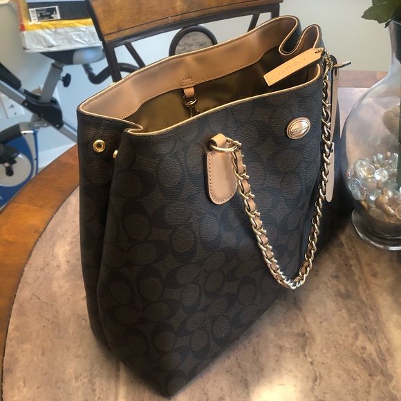 Coach | Bags | Coach Chain Shoulder Purse | Poshmark